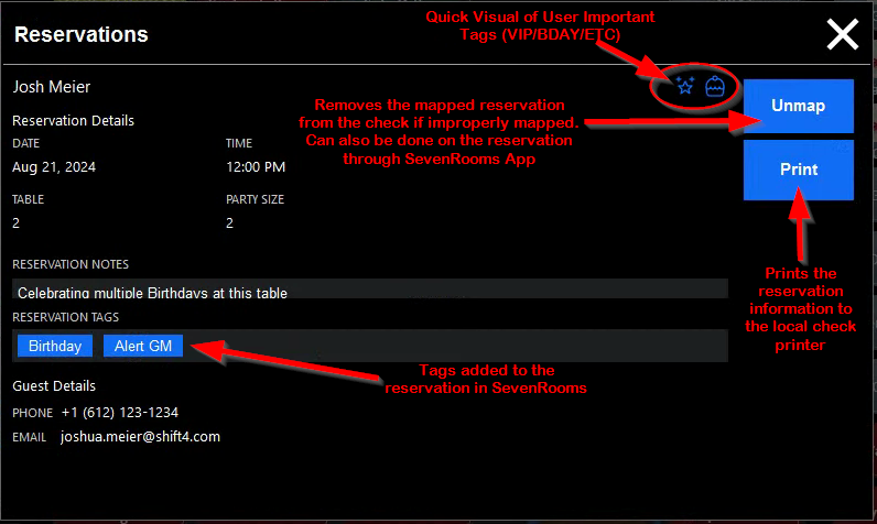 SevenRooms Integration – Focus POS Systems